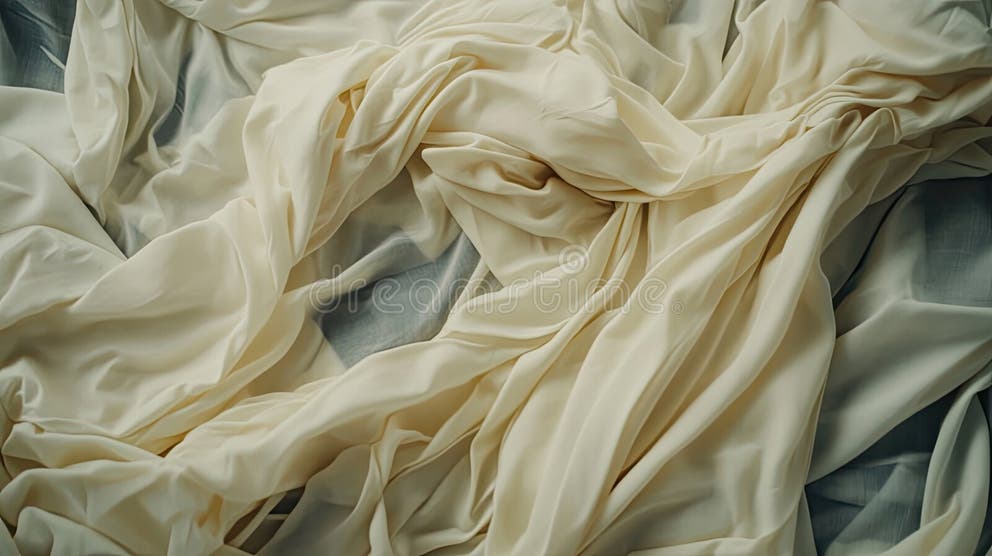 Cream Draped Fabric Texture Stock Image - Image of cream, material ...
