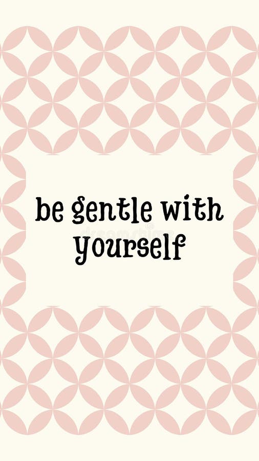 Cream Elegant Geometric Pattern Inspirational Quote Phone Wallpaper ...