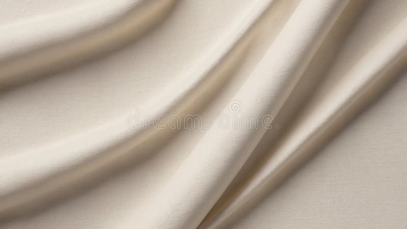 Cream Fabric Fold Background for Visual Projects - AI Generated Stock ...