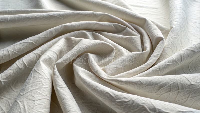 Cream Fabric Swirl Texture and Drape Stock Illustration - Illustration ...