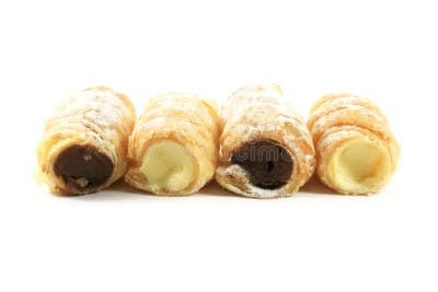 Cream Filled Cone Pastry stock photo. Image of dessert - 5885616