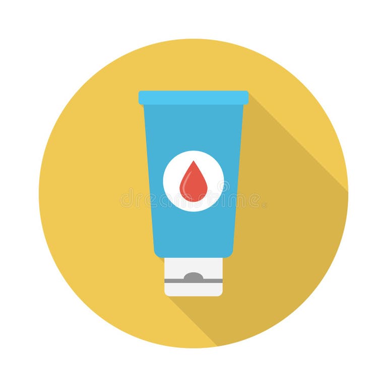 Cream flat vector icon stock vector. Illustration of icon - 157463630