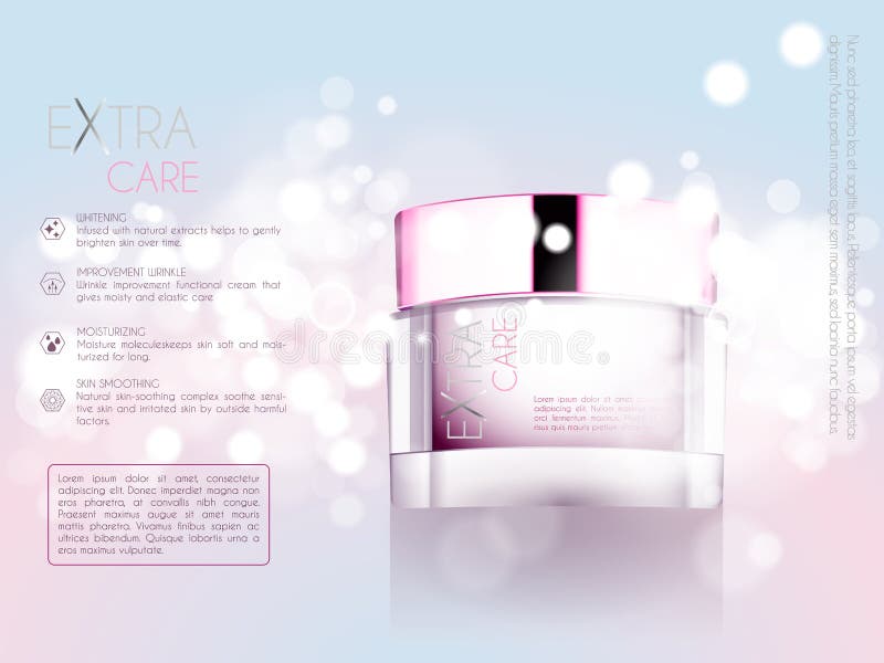 Cream Jar Skin Care Product Package Stock Vector - Illustration of ...