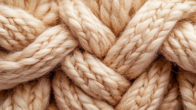 Cream Knit Texture Background Stock Illustration - Illustration of ...