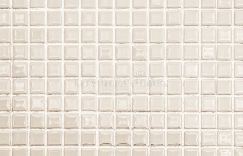 Cream Light Ceramic Wall and Floor Tiles Mosaic Background in Bathroom ...