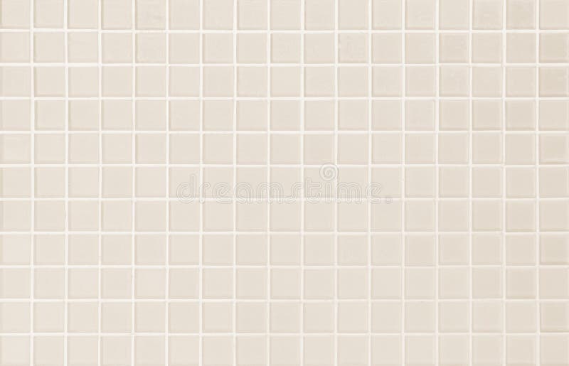 Cream Light Ceramic Wall and Floor Tiles Mosaic Background in Bathroom ...
