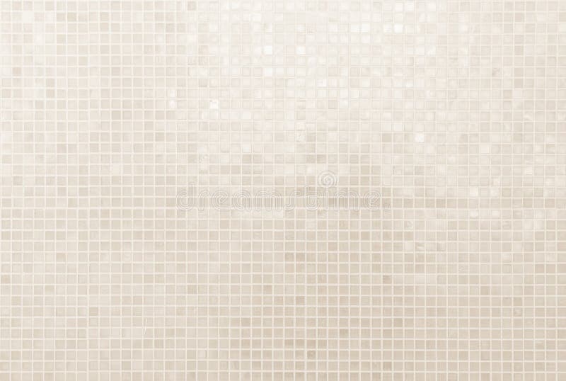 Cream Light Ceramic Wall and Floor Tiles Mosaic Background in Bathroom ...