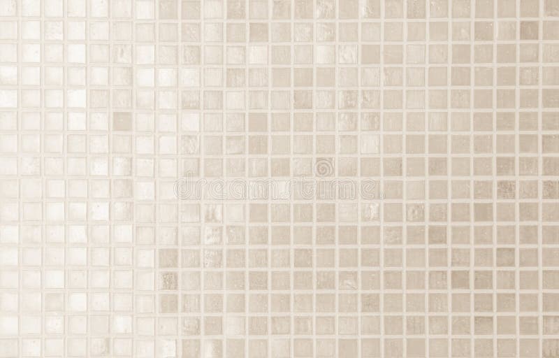 Cream Light Ceramic Wall and Floor Tiles Mosaic Background in Bathroom ...