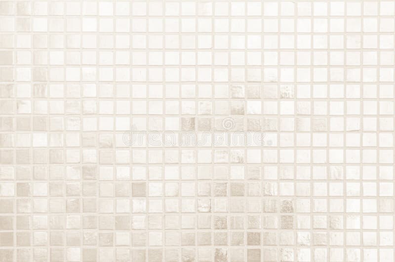 Cream Light Ceramic Wall and Floor Tiles Mosaic Background in Bathroom ...