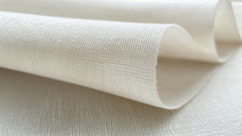 Cream Linen Fabric Texture Close Up Stock Illustration - Illustration ...