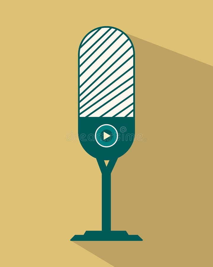 Cream Microphone Stock Illustrations – 1,452 Cream Microphone Stock ...