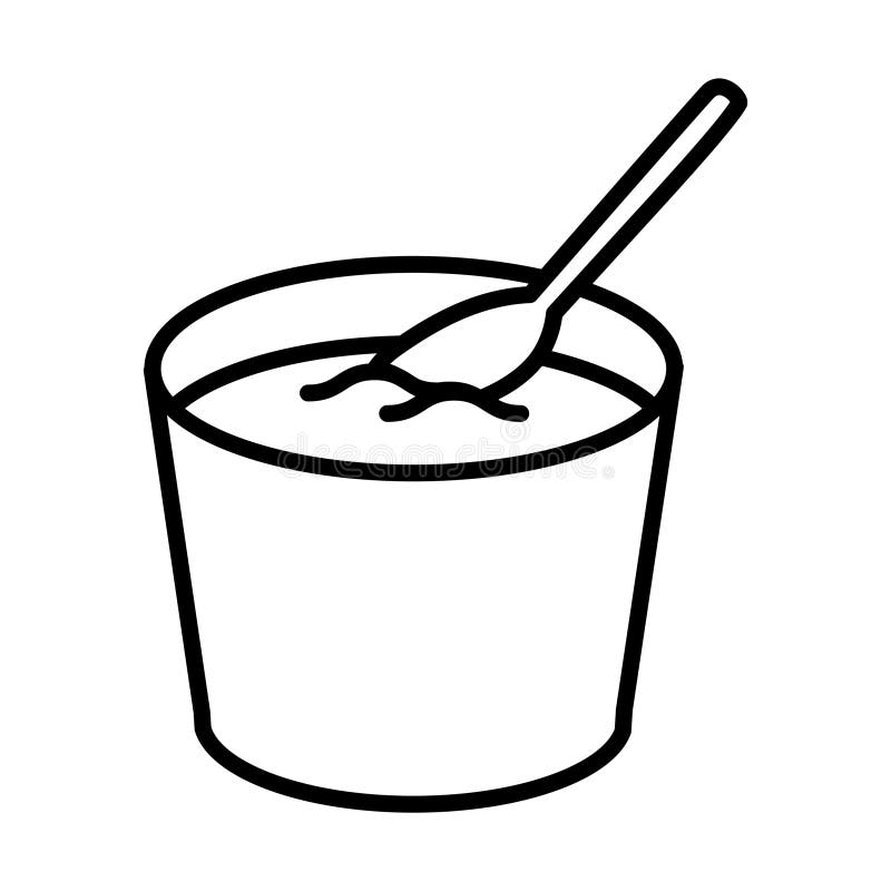 Cream Minimalist Food Coloring Style Stock Vector - Illustration of ...