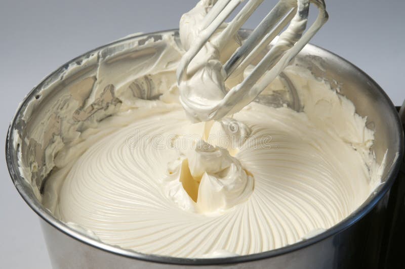 Cream on a mixer stock image. Image of cooking, condensed - 22677753