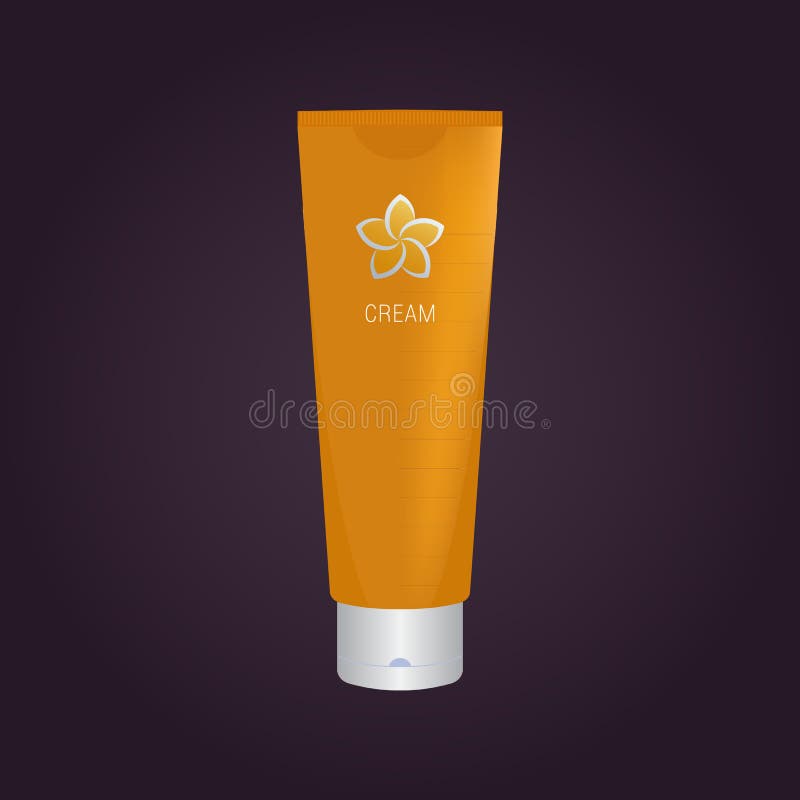 Cream Packaging Vector Design Stock Vector - Illustration of vector ...