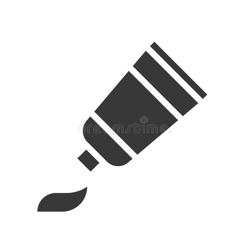 Cream, Paste , Ointment, Healthcare and Medical Related Solid Icon ...