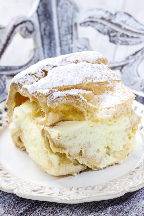 Cream puff stock image. Image of calories, cookbook, pasty - 38335073