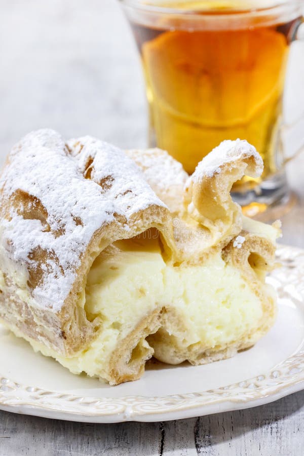 Cream puff stock image. Image of calories, baked, pastry - 38335093