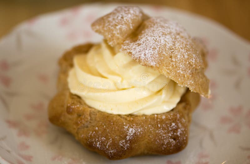 Cream Puff, Profiterole, or Choux Cream Stock Photo - Image of choux ...