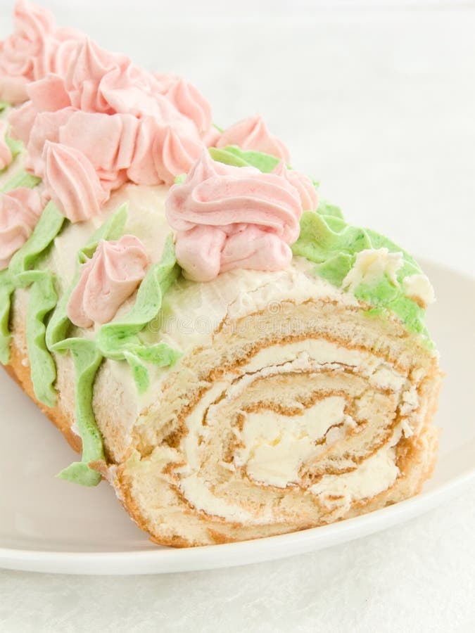 Cream roll stock image. Image of roll, dishware, small - 12950169