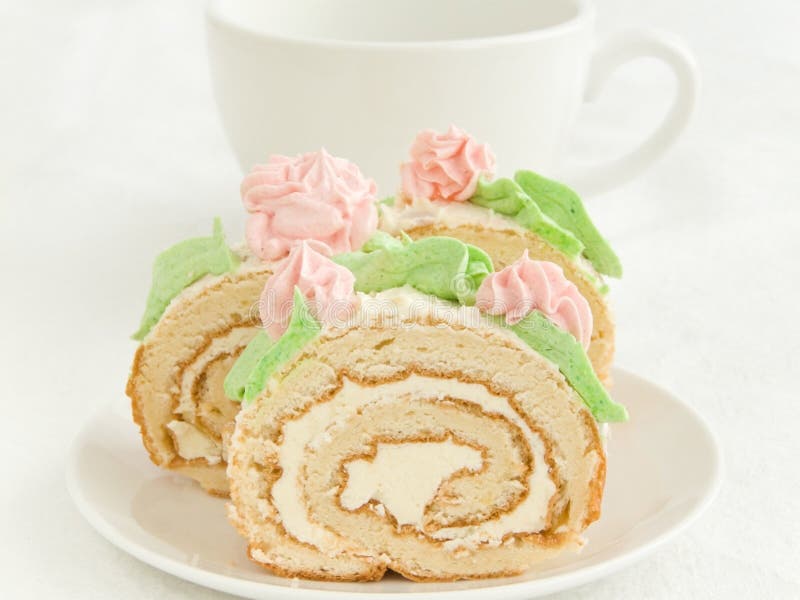 Cream roll stock photo. Image of confection, freshness - 13162210