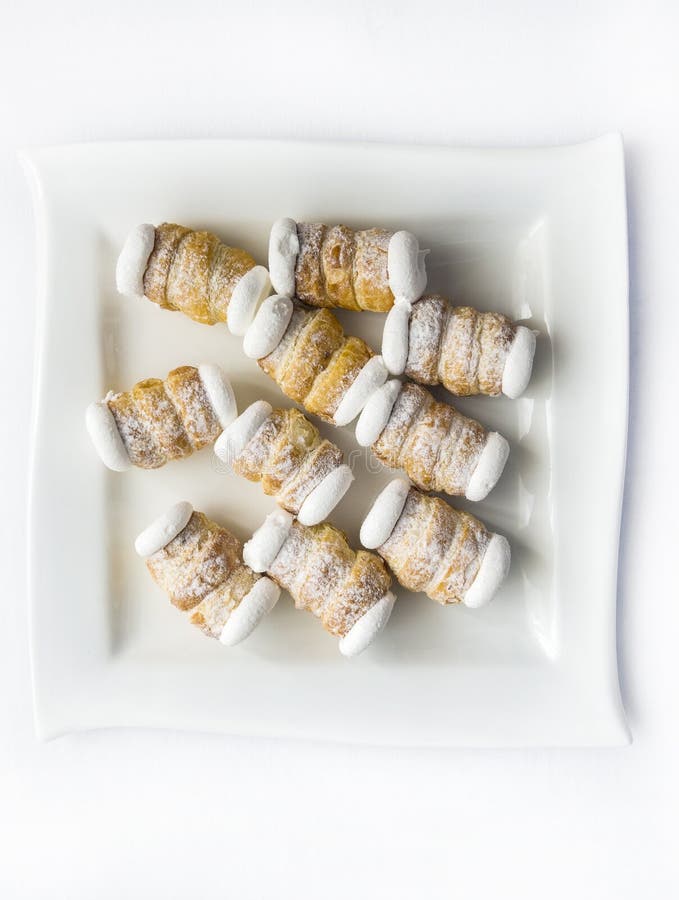 Cream rolls stock photo. Image of pastry, sweet, traditional - 147005244