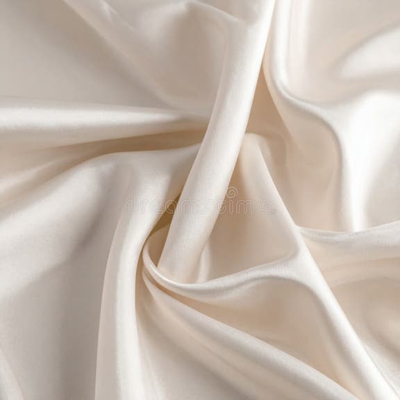 Cream Satin Fabric Drape Texture Stock Illustration - Illustration of ...