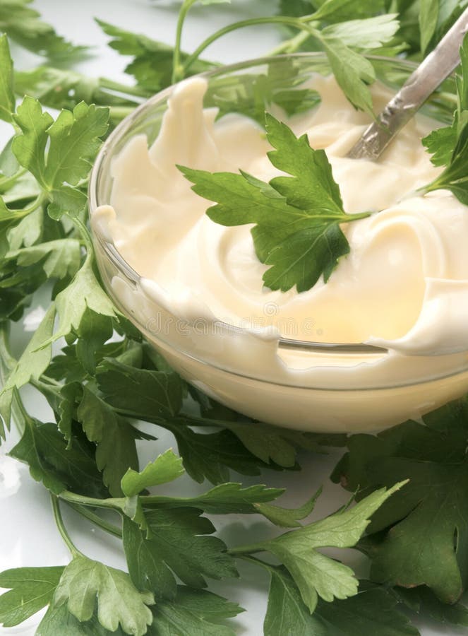 Cream sauce stock photo. Image of salad, object, glass - 23661694