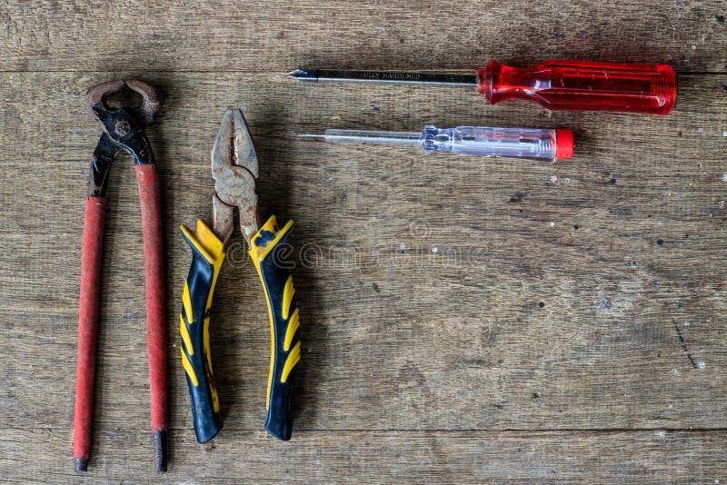 Cream and screwdriver stock photo. Image of floor, home - 76221558