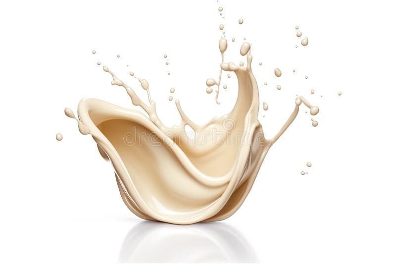 Cream splash stock illustration. Illustration of paint - 306782940