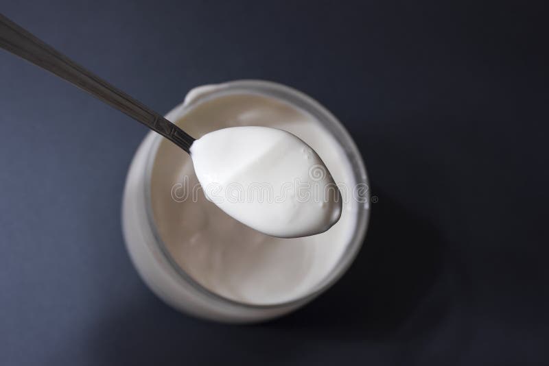 Cream spoon stock photo. Image of fresh, natural, product - 79242476