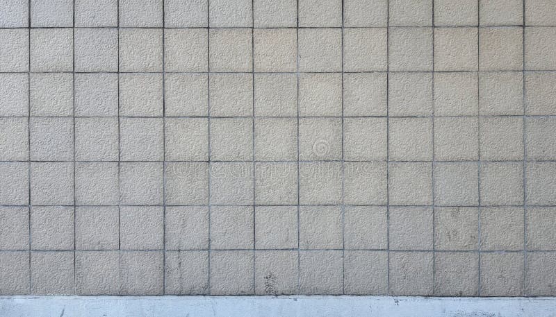 Cream Square Tile Wall Rustic Tiles Cement Stock Photos - Free ...