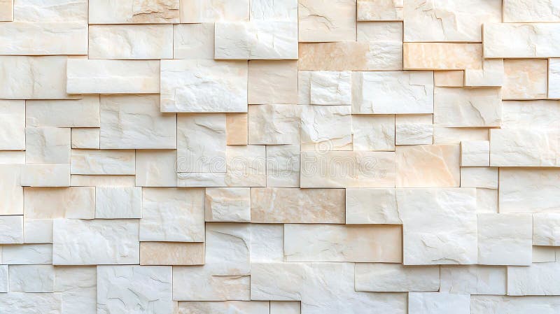 Cream Stone Wall Texture Background - Minimalist Design Stock ...