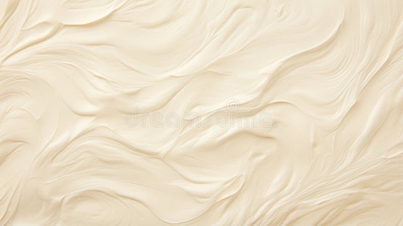 Cream Texture Background with Streaks of Wavy Cream Stock Image - Image ...