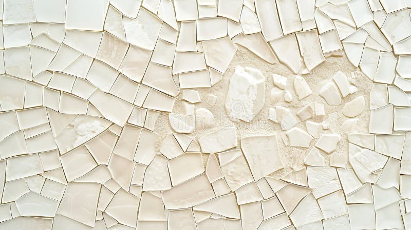 A Cream Textured Background with a Mosaic Tile Pattern. the Small ...
