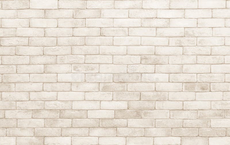 Cream and White Brick Wall Texture Background. Brickwork and Stonework ...