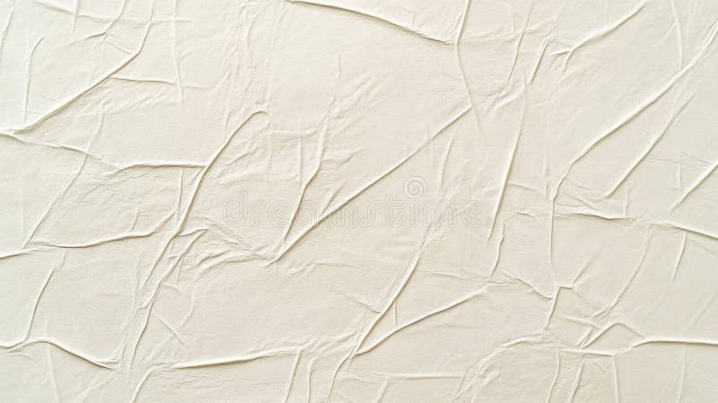 Cream Wrinkled Paper Texture, Abstract Design Background, Aesthetically ...
