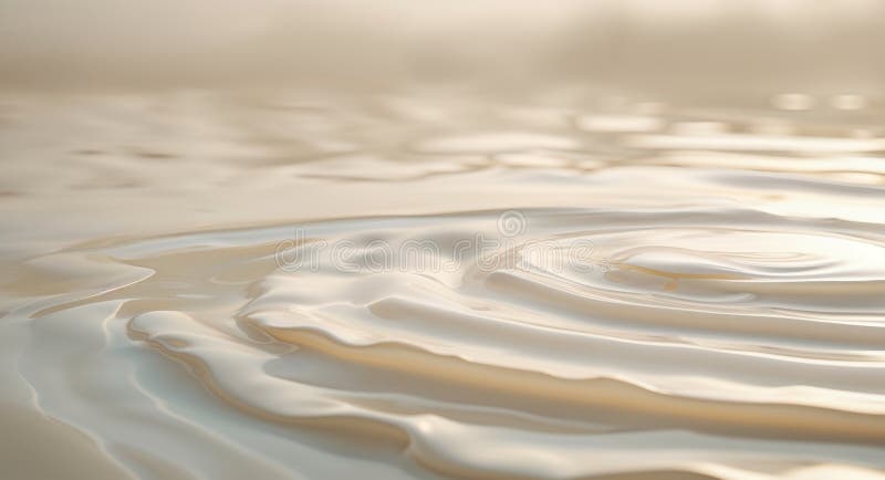 Creams in Shallow Water with Gentle Ripples and Soft Light Effects ...