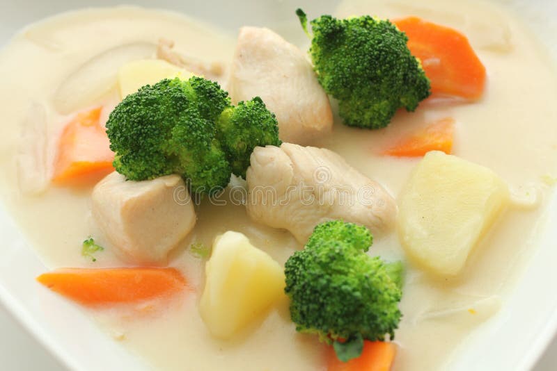 Creamstew stock image. Image of vegetable, boiling, broccoli - 31502491