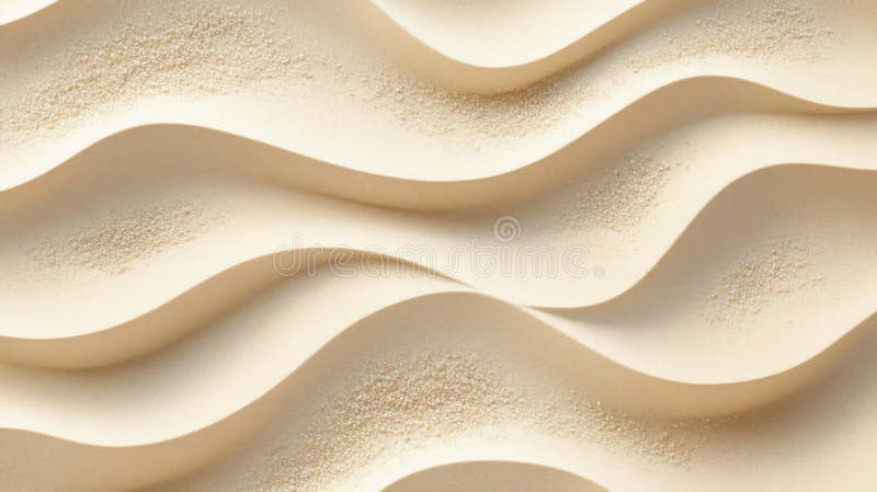 Creamy Beige Sand Dunes Abstract Wave Pattern Stock Illustration ...