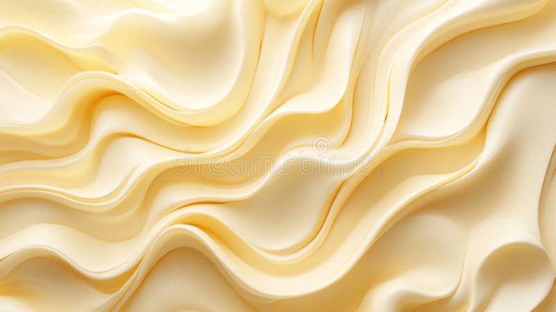 Creamy Buttercream Frosting Texture Background Stock Illustration ...