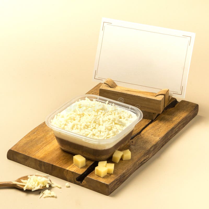 Creamy Chocolate Pudding with Cheese is Presented in a Clear Container ...