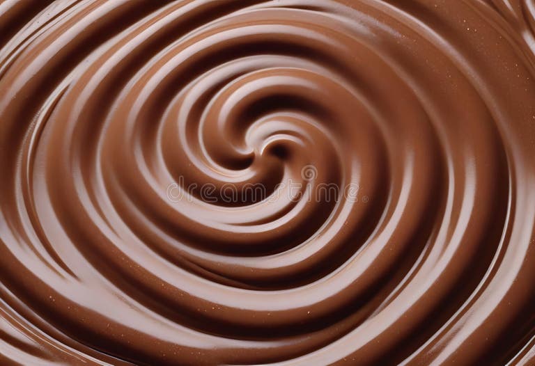 Creamy Chocolate Swirl Pattern Background Stock Illustration ...