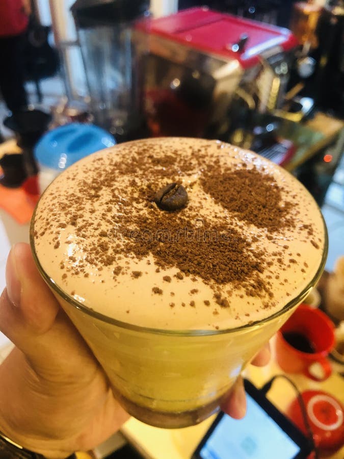 Creamy Coffee stock image. Image of creamy, single, espresso - 221854633