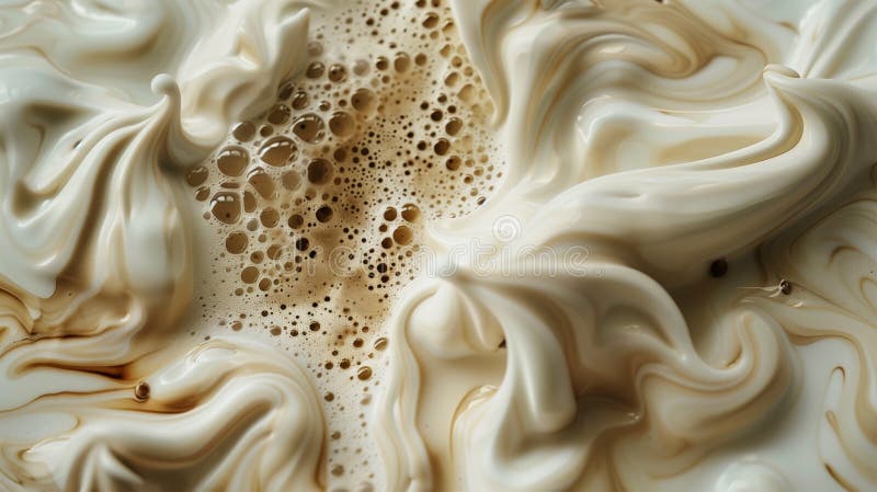 Creamy Coffee Swirls stock illustration. Illustration of white - 327506252