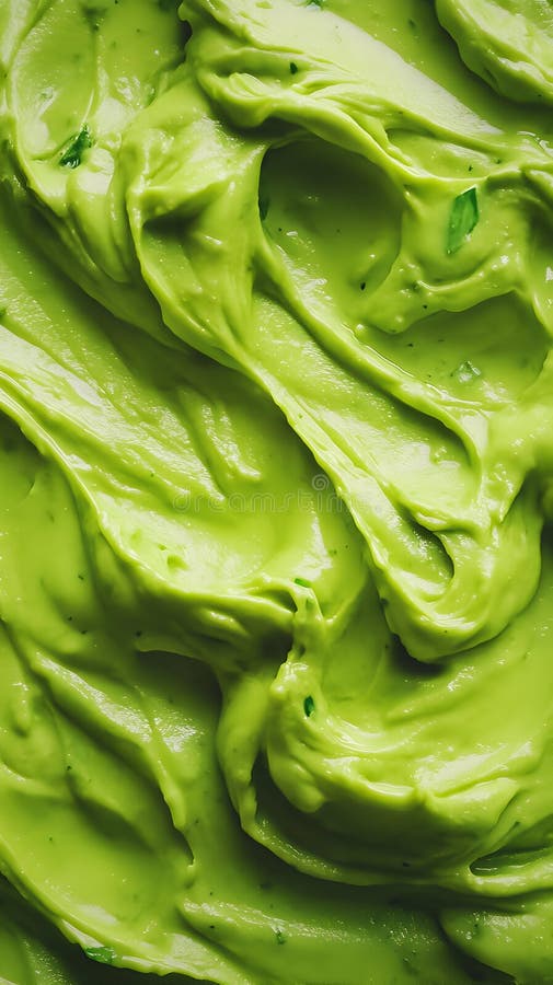 Creamy Green Avocado Spread with Smooth Texture and Subtle Flecks of ...