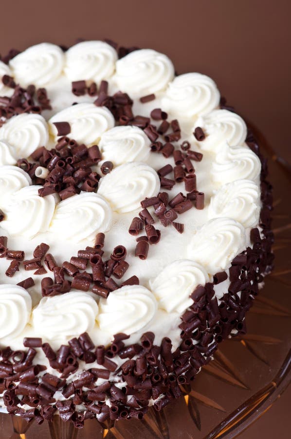 Creamy layer cake stock image. Image of colors, cook - 41826361