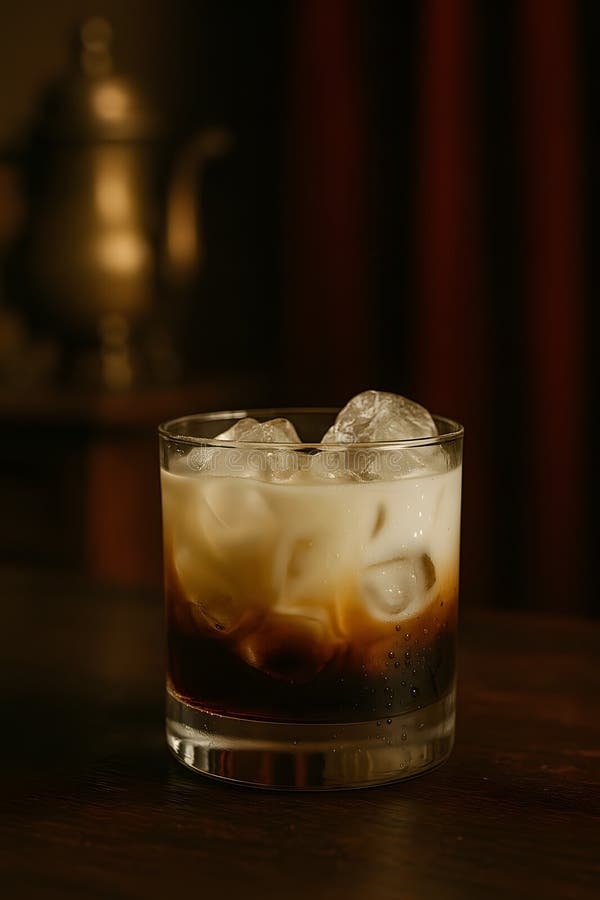 The Creamy Magic of a White Russian Stock Image - Image of cocktail ...