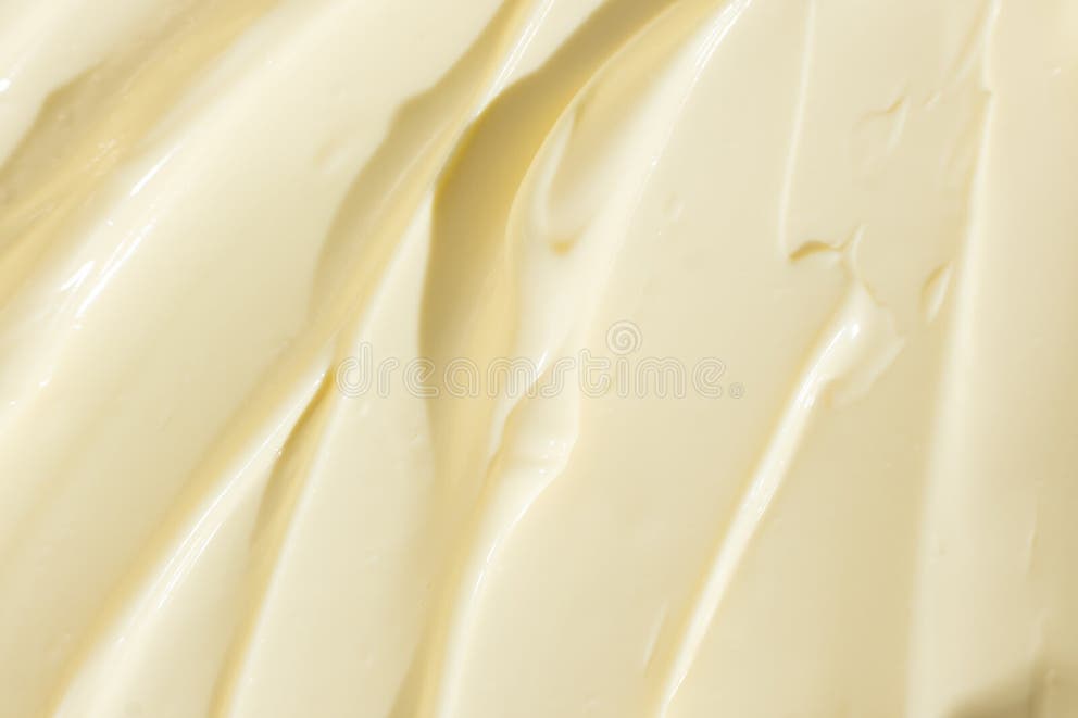 Creamy Mayonnaise Texture Abstract Culinary Background Stock Photo ...