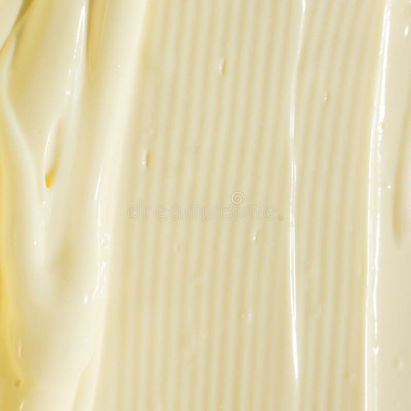 Creamy Mayonnaise Texture Abstract Culinary Background Stock Image ...