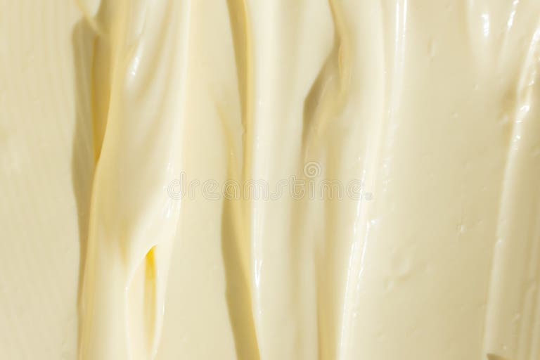 Creamy Mayonnaise Texture Abstract Culinary Background Stock Image ...